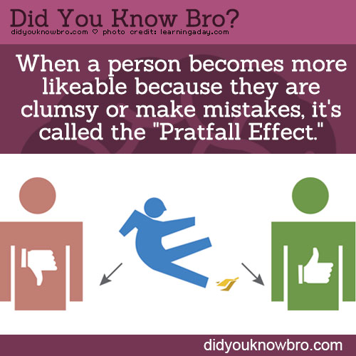 The Pratfall effect on emaze