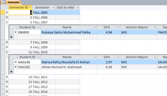 alumni database system at emaze Presentation