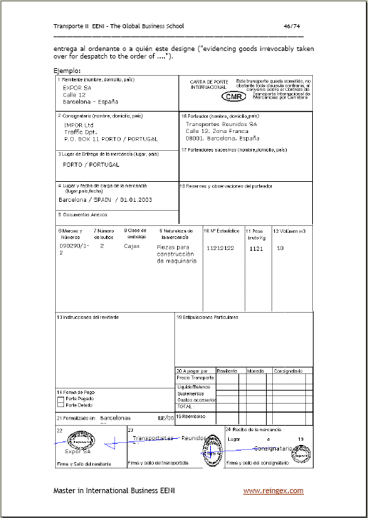 Carta porte at emaze Presentation