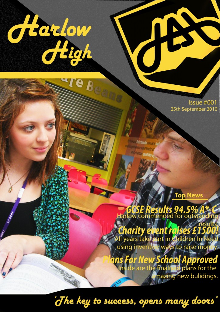 School magazine analysis at emaze Presentation