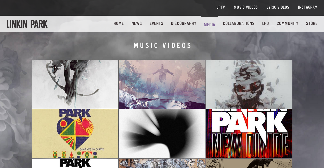Linkin Park Website Analysis on emaze