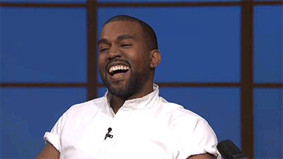 Kanye Laugh Gif