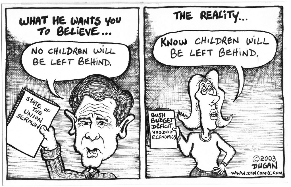 No Child Left Behind Cartoon