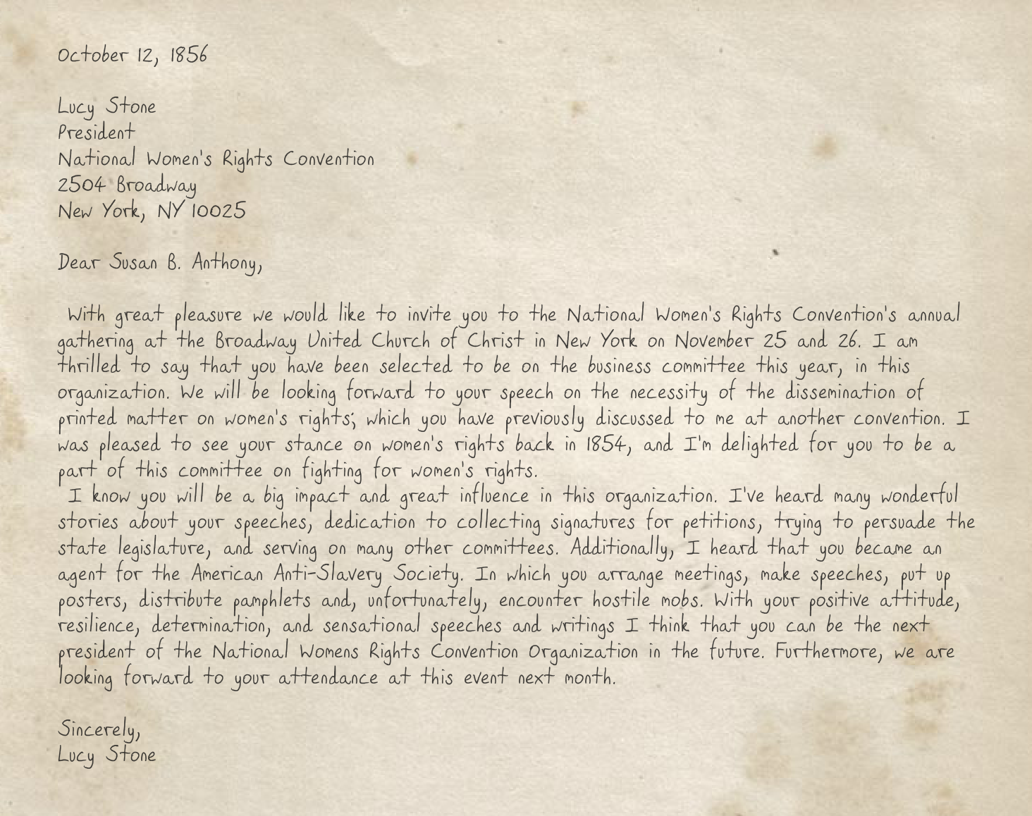 Susan B. Anthony on emaze