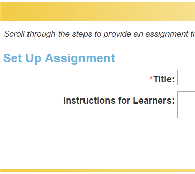 Create PLE Assignments at emaze Presentation