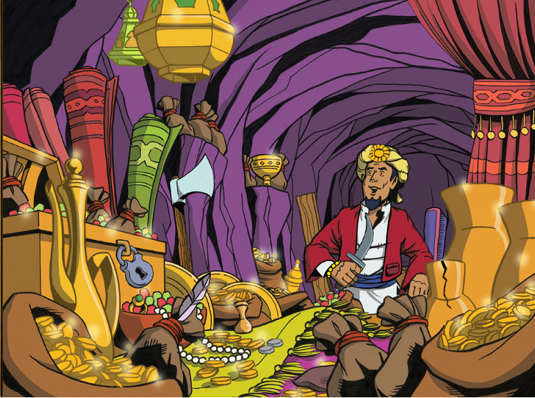 Alibaba and the 40 thieves on emaze