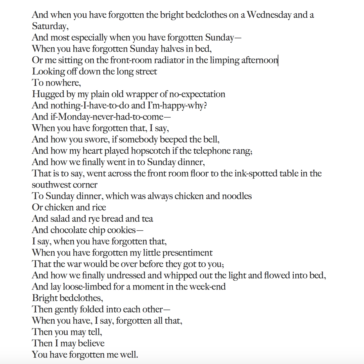 When you have forgotten Sunday at emaze Presentation