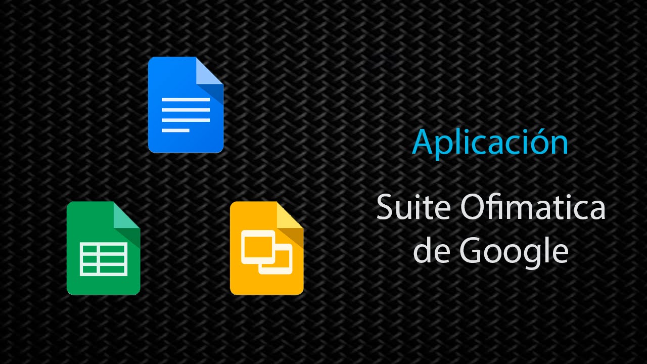 Suite Ofimática google on emaze