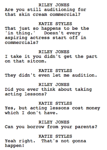 Conventions of a script at emaze Presentation