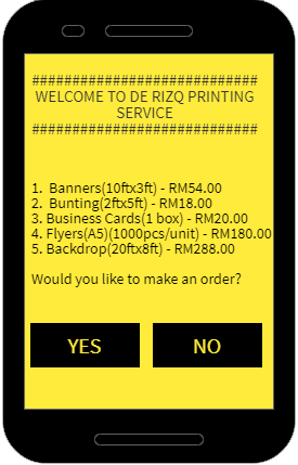Printing services system at emaze Presentation