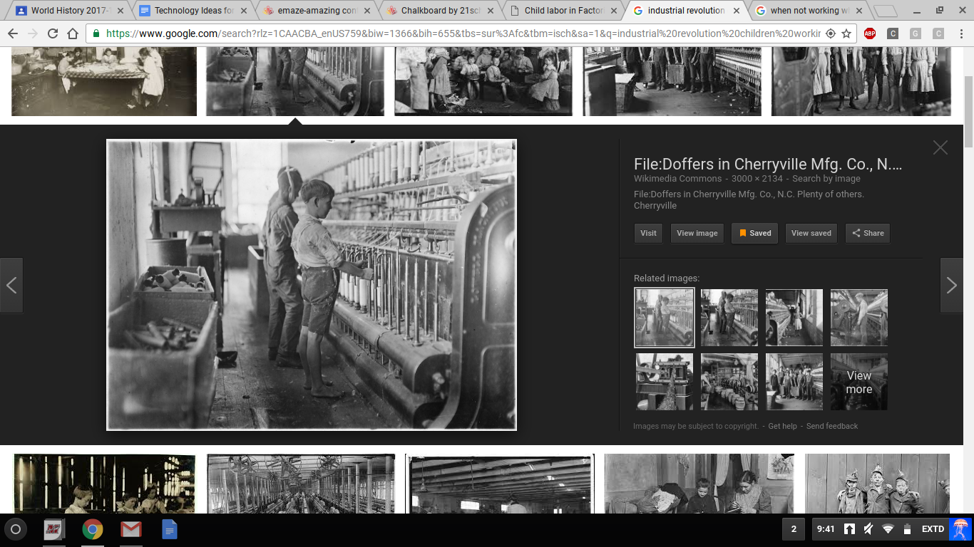 Child Labor: Industrial Revolution at emaze Presentation
