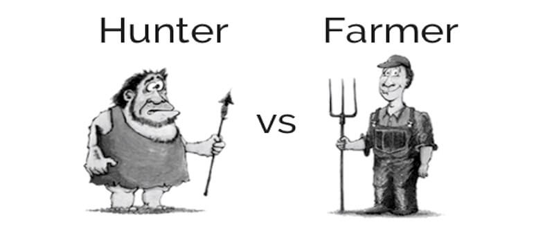 Hunter-Gatherers V.S Farmers at emaze Presentation