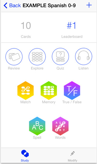 Flashcards app at emaze Presentation