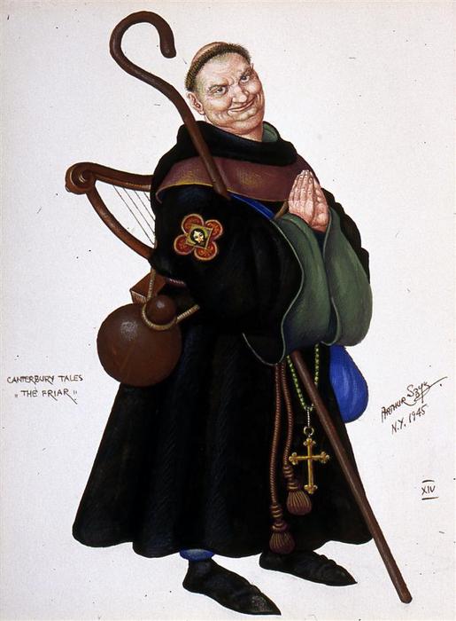 Canterbury Tales Friar Hubert