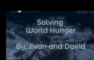 Solving World Hunger at emaze Presentation