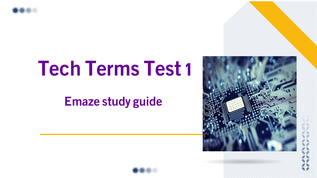 Tech Terms Test 1 at emaze Presentation
