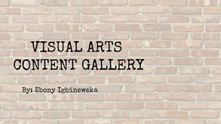 VISUAL ARTS CONTENT GALLERY at emaze Presentation