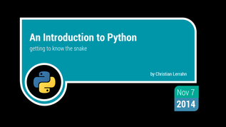 Introduction to Python at emaze Presentation