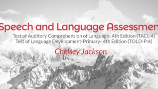 Speech and Language Assessments at emaze Presentation