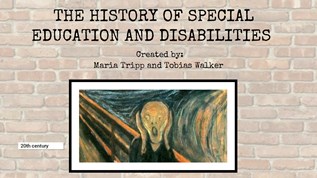 History of Disabilities at emaze Presentation