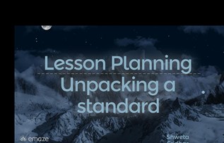 Lesson Planning at emaze Presentation