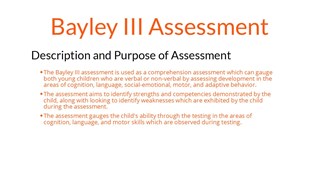 Bayley III and PLS-4 at emaze Presentation