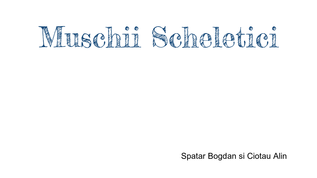 Muschii Scheletici at emaze Presentation