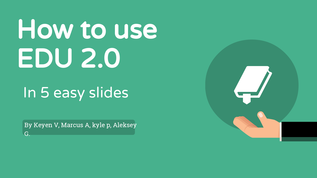 How to use EDU 2.0 at emaze Presentation