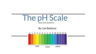 The pH scale at emaze Presentation