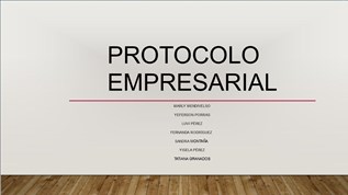 protocolo empresarial at emaze Presentation