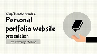 Creating a Portfolio website at emaze Presentation