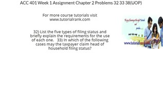 ACC 401 course success is a traditiontutorilarank.com at emaze Presentation