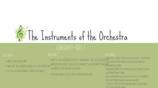 Instruments of the Orchestra at emaze Presentation