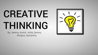 CREATIVE THINKING PROJECT at emaze Presentation