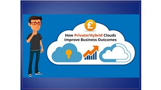 Why Business Outcomes improve by using Private Hybrid Cloud at emaze Presentation