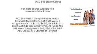 ACC 548 course success is a traditiontutorilarank.com at emaze Presentation