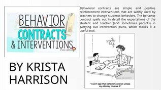 behavioral contracts at emaze Presentation