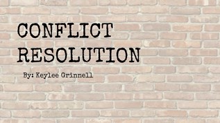 Conflict Resolution at emaze Presentation