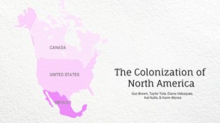 The Colonization of North America at emaze Presentation