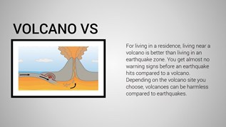 Volcanoes vs Earthquakes at emaze Presentation