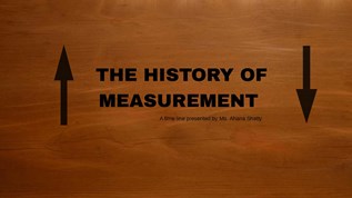 THE HISTORY OF MEASUREMENT at emaze Presentation