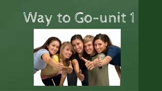 unit1 way to go at emaze Presentation