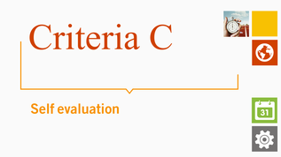 Criteria C at emaze Presentation