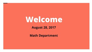 Math Department Day 4-7 at emaze Presentation