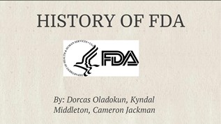 History of FDA at emaze Presentation