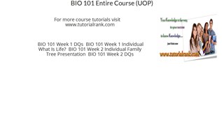 BIO 101 course success is a traditiontutorilarank.com at emaze Presentation