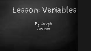 Lesson: Variables at emaze Presentation
