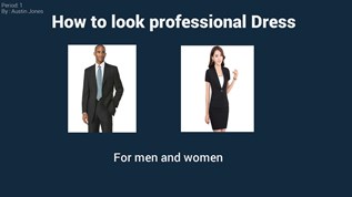 Professional dress code at emaze Presentation