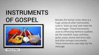 Instruments of Gospel at emaze Presentation