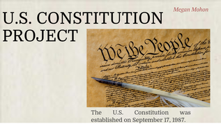 U.S. Constitution Project at emaze Presentation